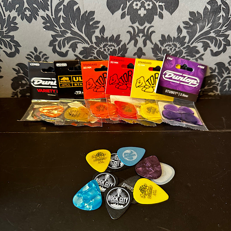 Guitar picks | Acoustic or Electric | Rock City Guitar Shop